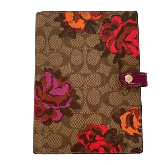 Coach | Accessories | Coach Notebook Signature Jumbo Floral Print ...